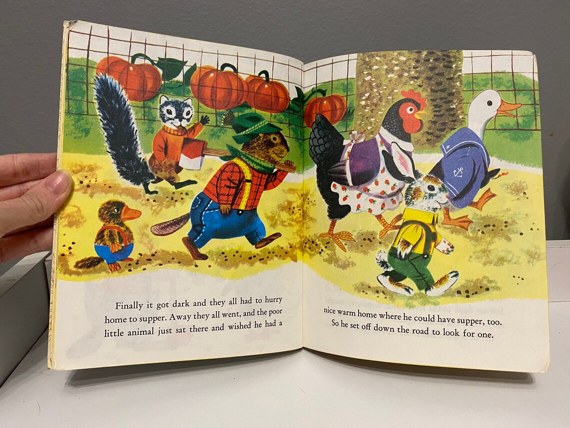 1982 Rabbit and His Friends by Richard Scarry. Little Golden Book. - Etsy