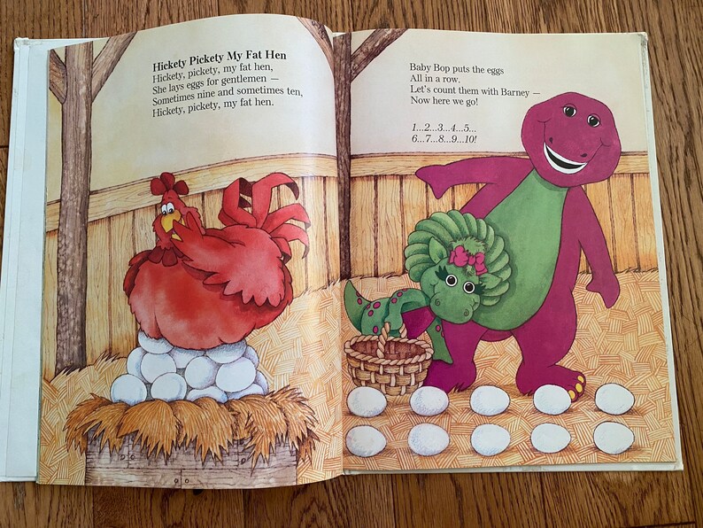 1993 Barneys Favorite Mother Goose Rhymes - Etsy