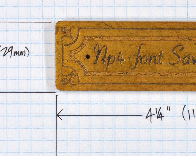 Name Plate 4, Title Plate, Plaque, Art Plaque, Picture Frame Title ...