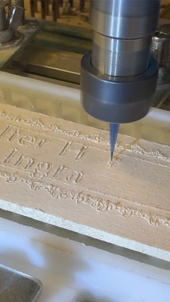 Name Plate 21L, Title Plate, Plaque, Art Plaque, Picture Frame Title ...