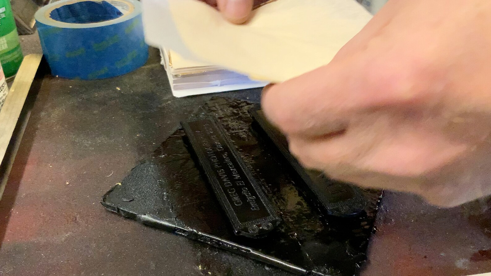 Name Plate NP1L, Title Plate, Plaque, Art Plaque, Picture Frame Title ...