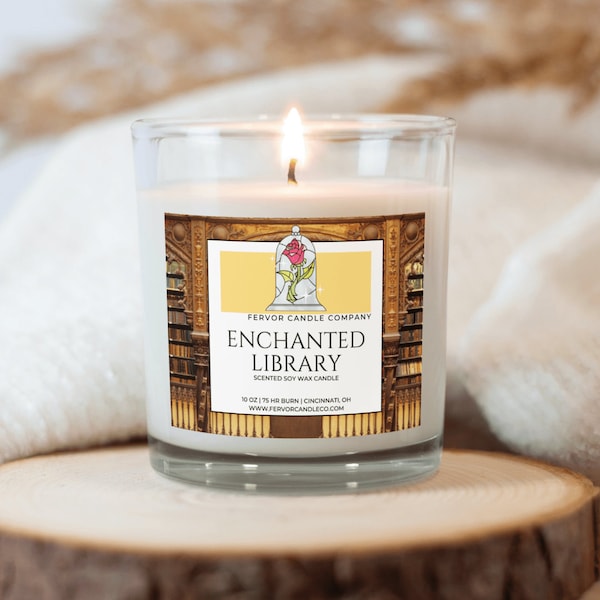 Library Candle - Etsy