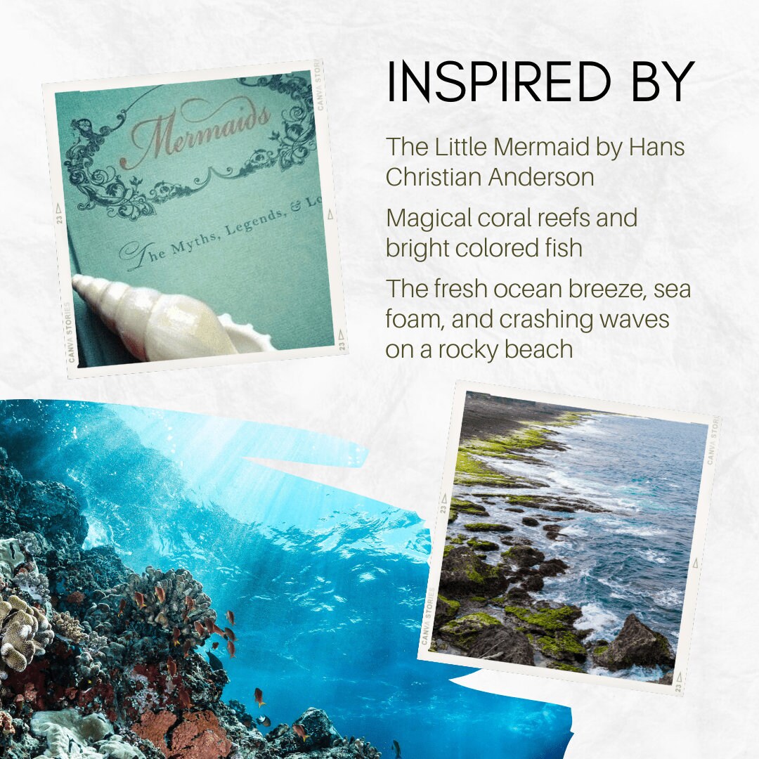 The Little Mermaid Soy Wax Candle | Disney Inspired | Under the Sea ...