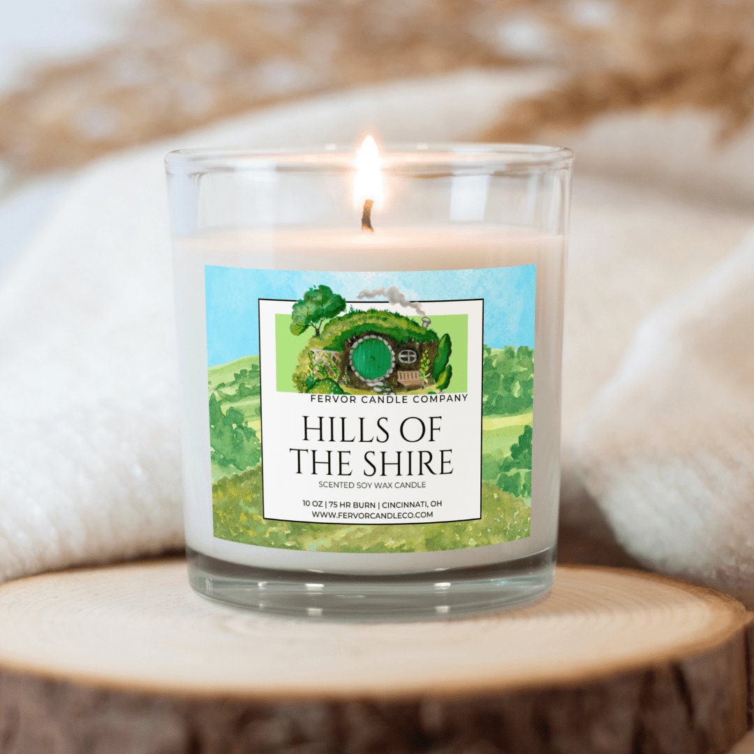 Hills of the Shire Soy Wax Candle | Lord of the Rings | the Hobbit ...