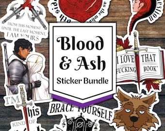 From Blood and Ash Sticker - Etsy