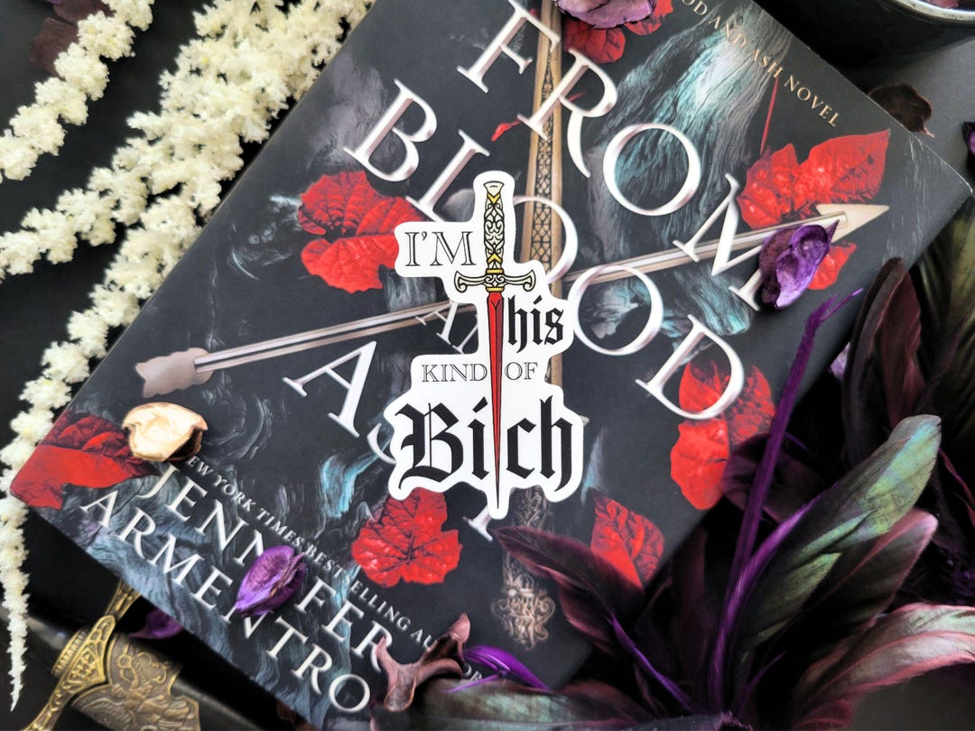 From Blood and Ash Sticker, Officially Licensed JLA Merch, This Kind of ...