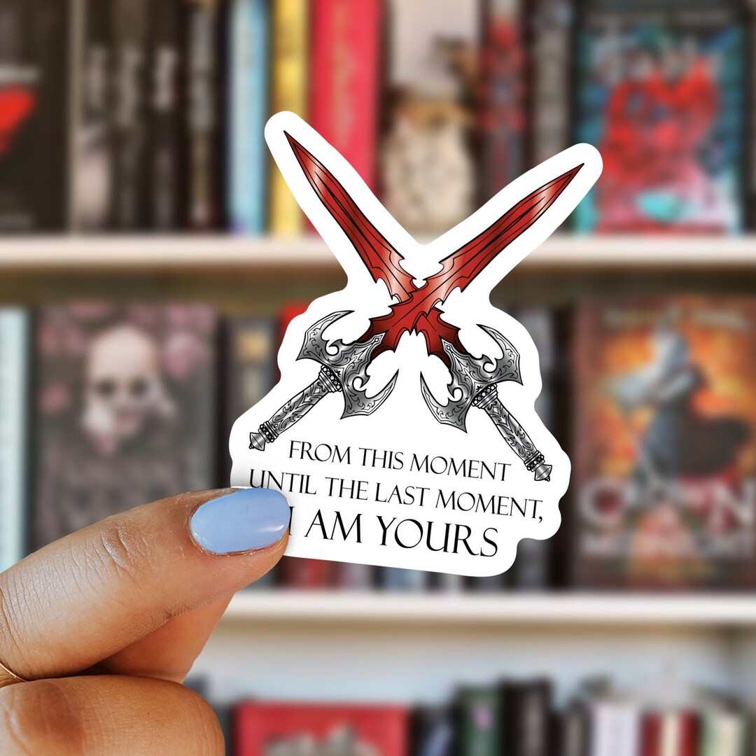 Blood and Ash Sticker Officially Licensed JLA Merch FBAA Quote I Am ...