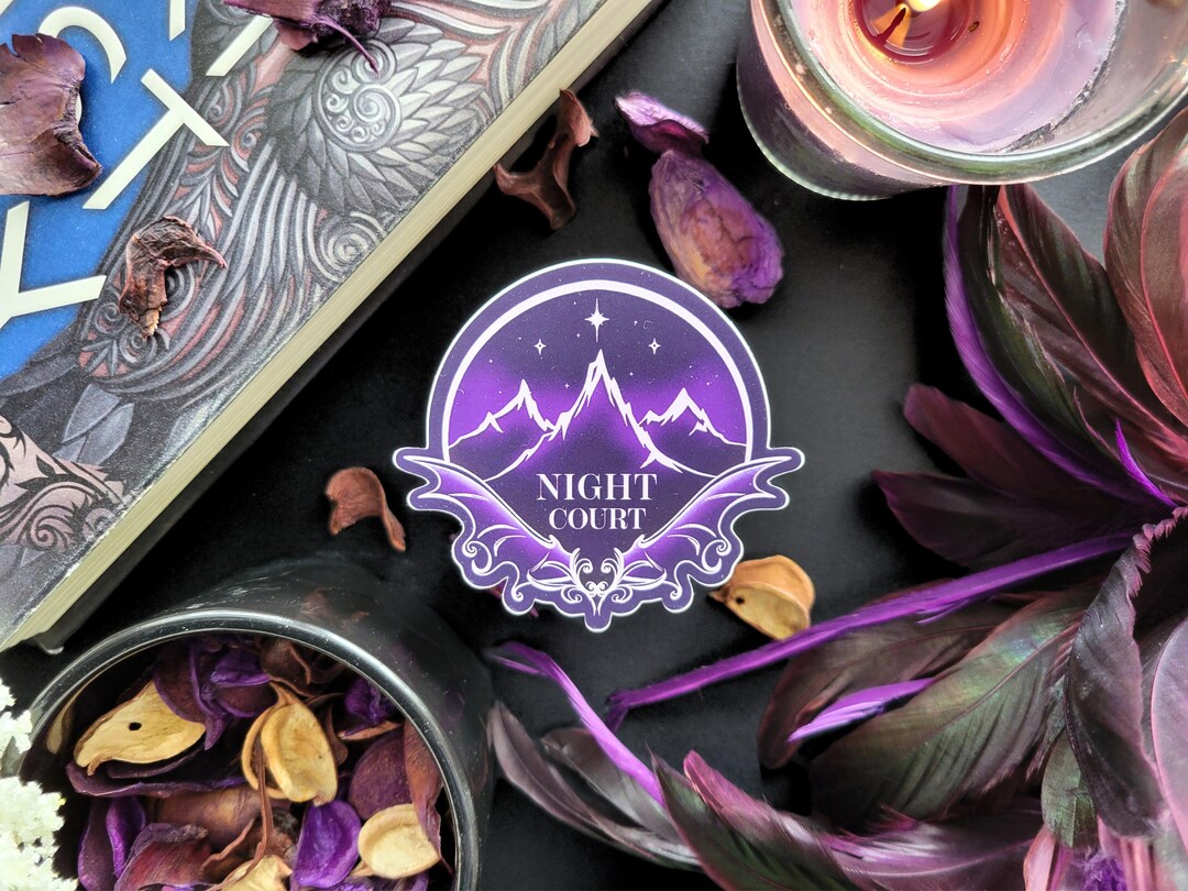 Night Court ACOTAR Sticker, Officially Licensed Sarah J Maas Merch ...