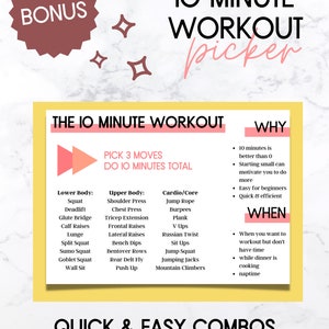 20 Minute Home Workout / Workout Guide / Strength Training, HIIT ...