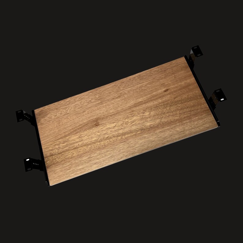 Keyboard Tray Add-on, Custom Keyboard Tray, Wooden Keyboard Tray, Under ...