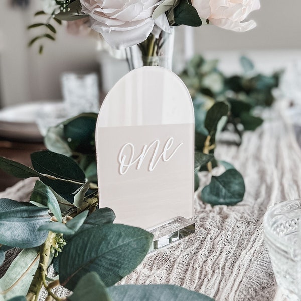 Arch Table Numbers - Etsy
