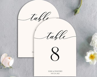 Arch Table Numbers - Etsy