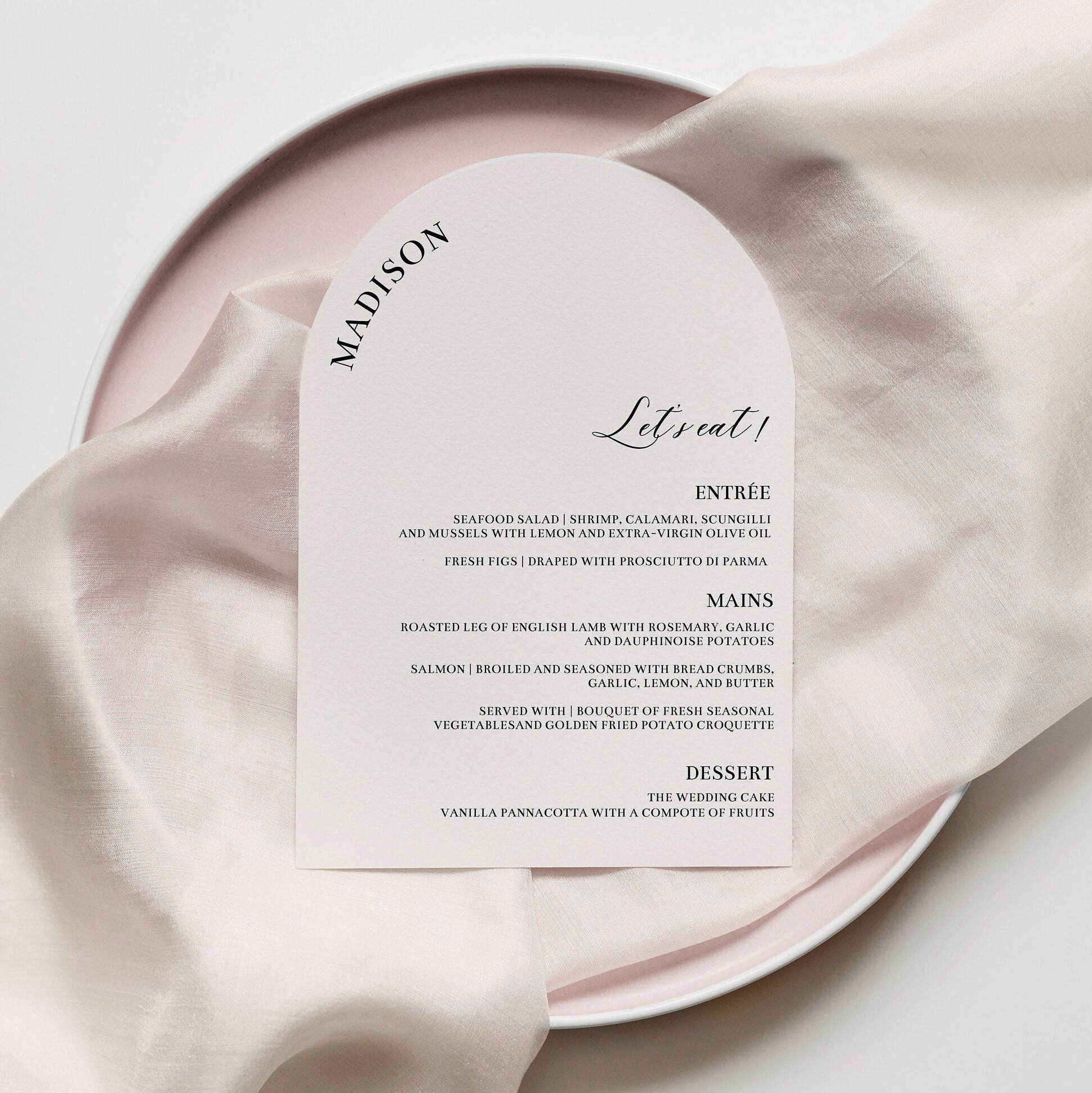 Arch Wedding Menu Menu Template Wedding Drink Menu Instant - Etsy Australia