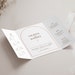 Arch Gatefold Wedding Invitation Template, Canva Photo Gatefold ...