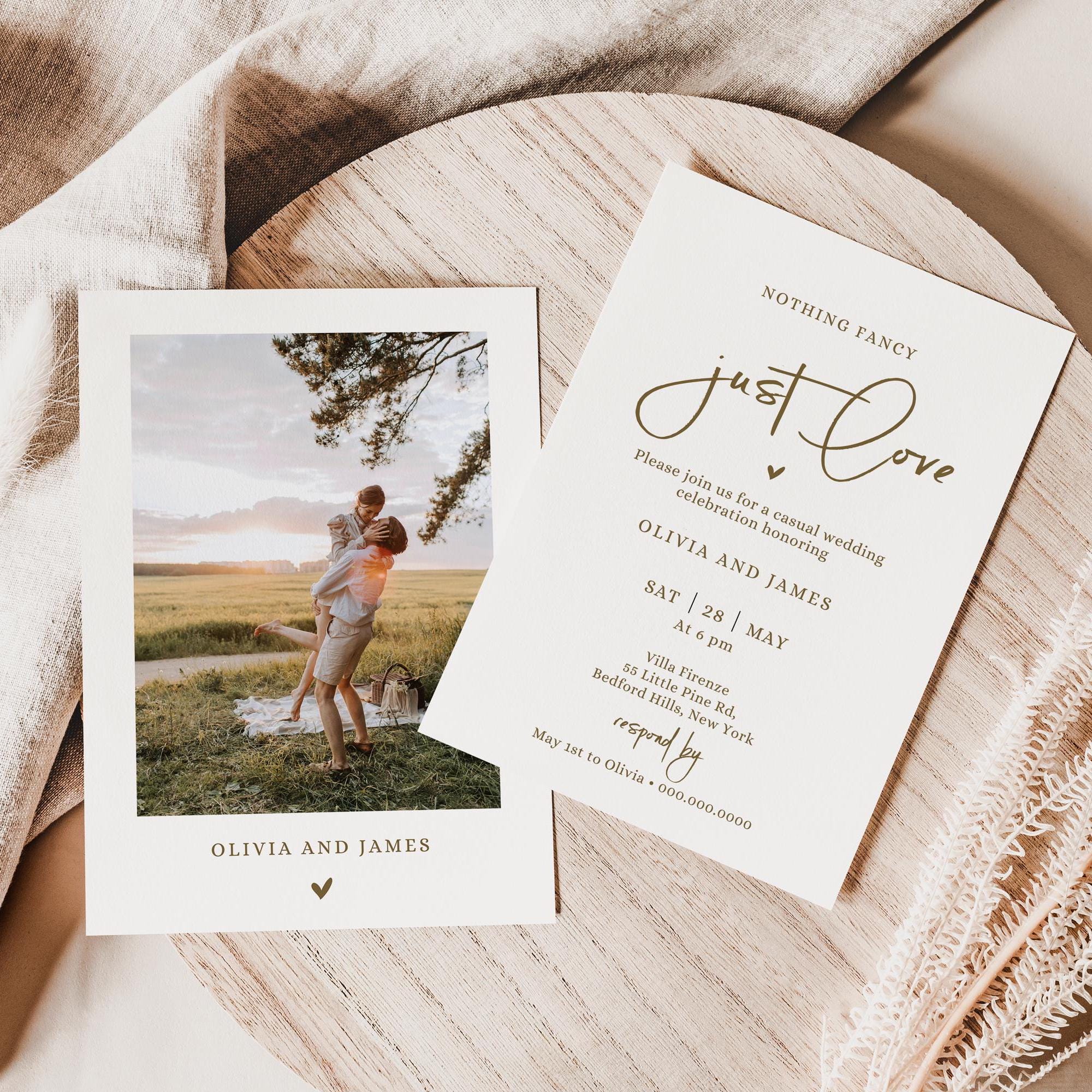 Informal Wedding Invitation Templates 10 Best Casual Wedding