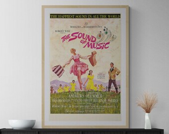 The Sound of Music Movie Poster Print Redplanetgraphics - Etsy