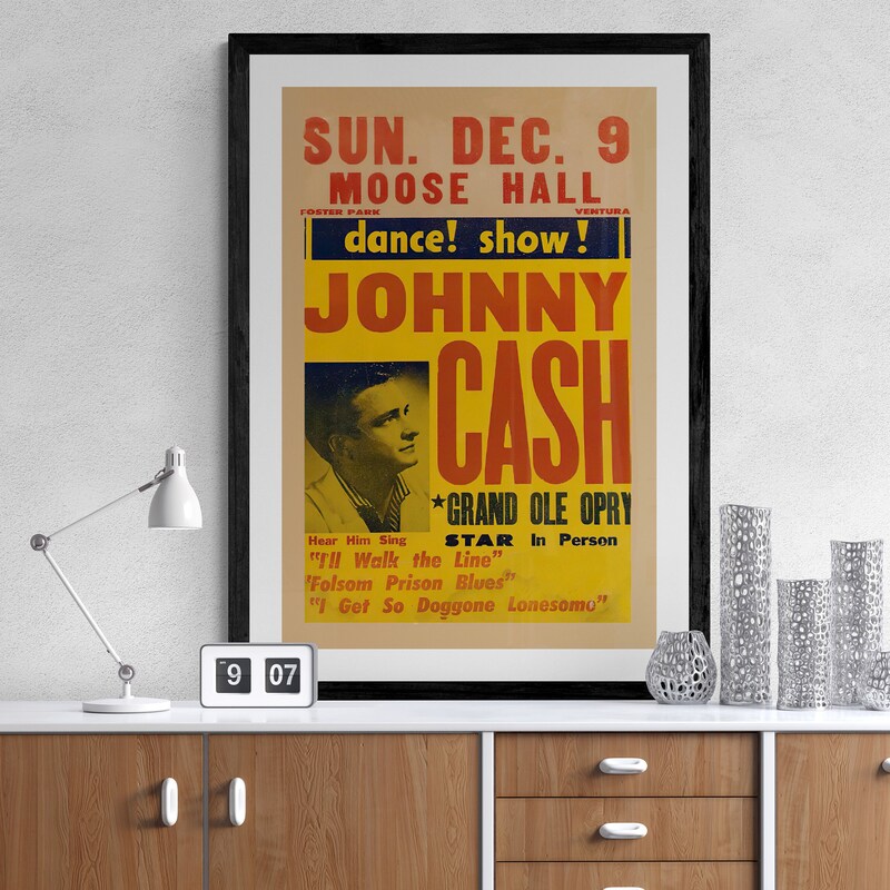 Johnny Cash Poster - Etsy