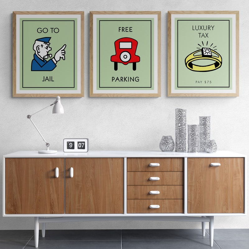 Monopoly Wall Art - Etsy