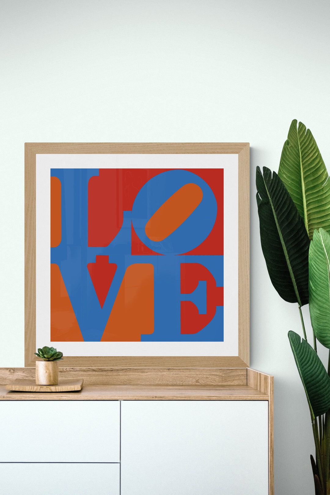 LOVE in Color Robert Indiana Pop Art Canvas or Print framed /unframed ...