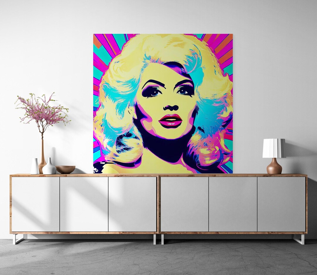 Dolly Parton Pop Art Print | Pop Art Canvas or Print (framed /unframed ...