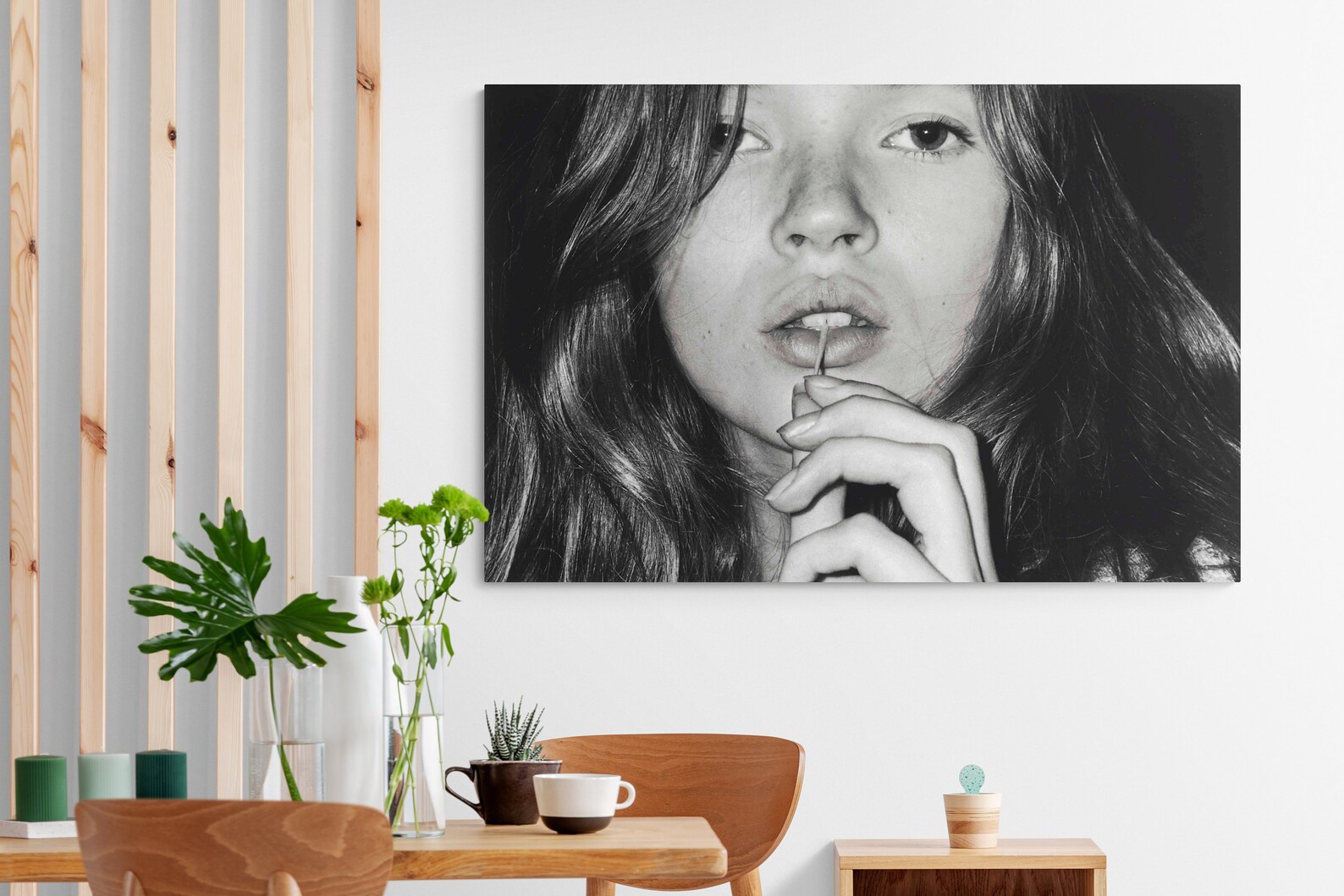 Kate Moss First Photoshoot 1988 Canvas or Print framed - Etsy