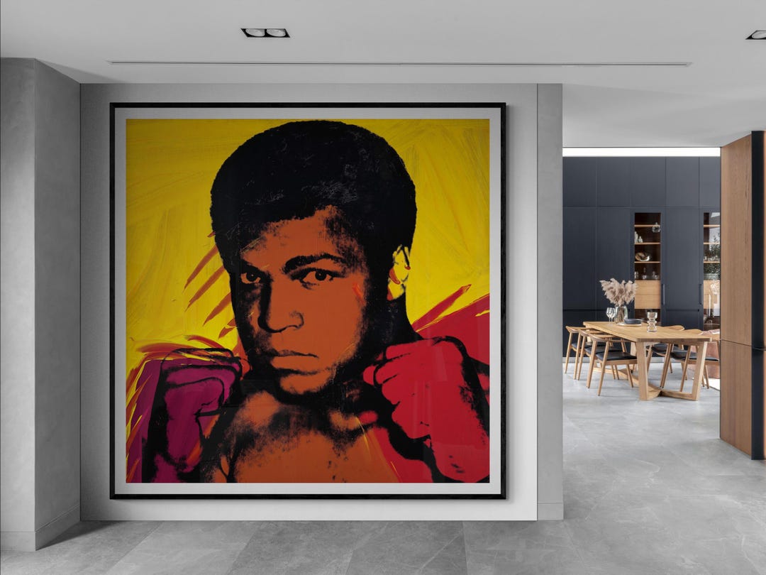 Muhammad Ali Pop Art Print – Warhol Inspired Fan Art Poster or Canvas ...