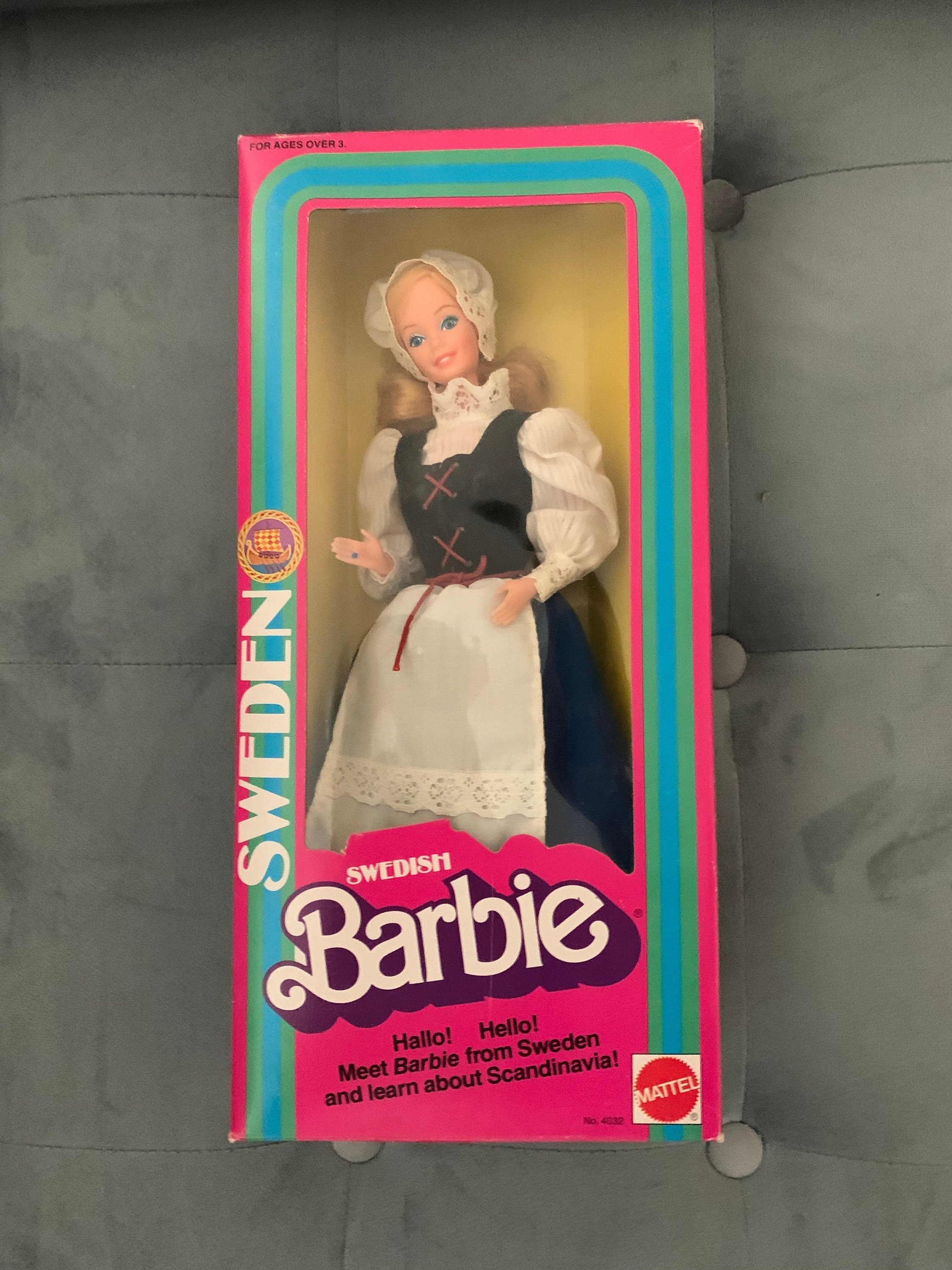 Barbie Doll Swedish 4032 Dolls of the World 1980 - Etsy