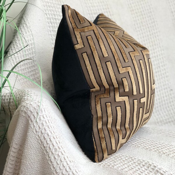 Greek Key Cushion - Etsy