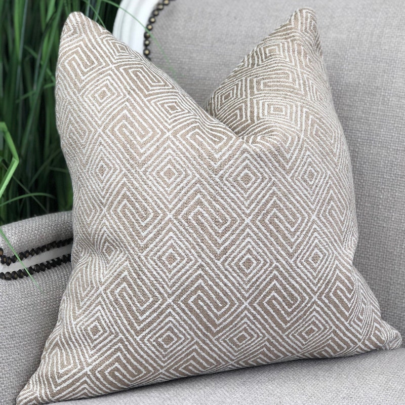 Greek Key Cushion - Etsy