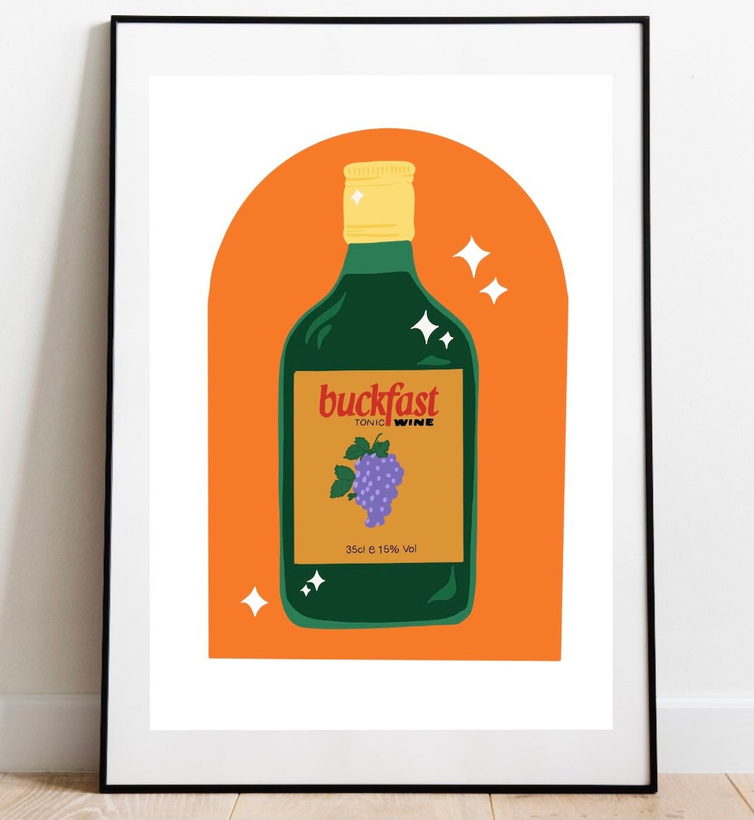Buckfast | Art | Gift | Illustration | Cocktail | Shot | Drawing ...
