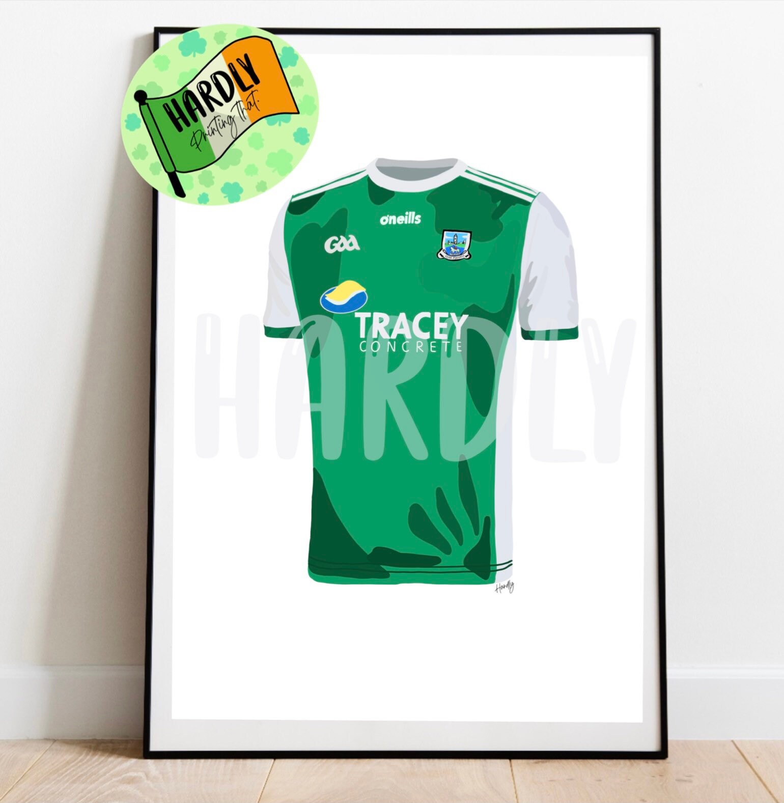 Fermanagh GAA Jersey Print Geschenk Kunst Illustration - Etsy.de