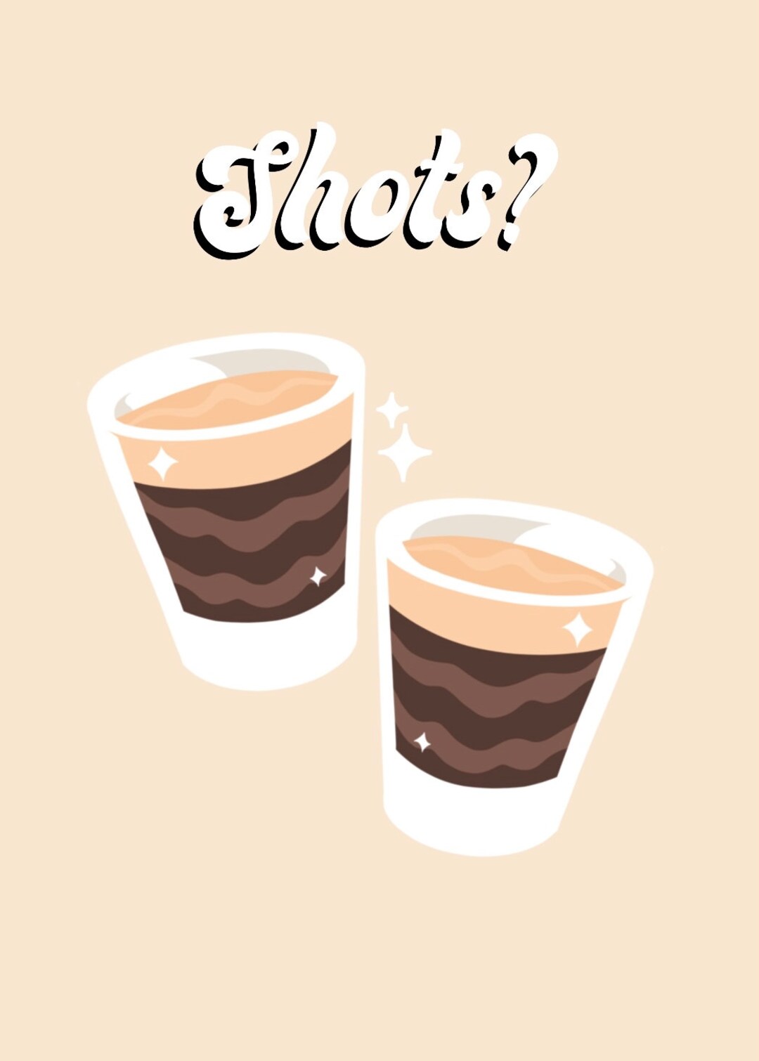 Baby Guinness | Art | Gift | Illustration | Cocktail | Shot | Drawing ...