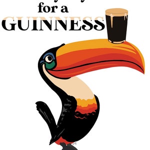 Guinness Slogan | Sign | Vintage | Gift | Art | Illustration | Drawing ...