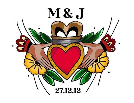 Claddagh Symbol Drawing