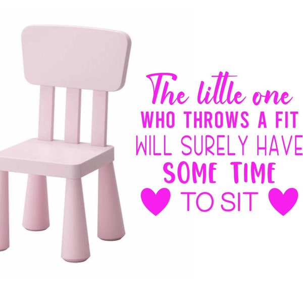 Time Out Chair - Etsy