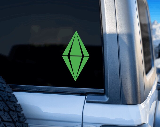 The Sims Vinyl Decal, Plumbob Sticker, Bumper Sticker - Etsy