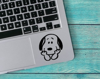 Snoopy Macbook Decal | Etsy