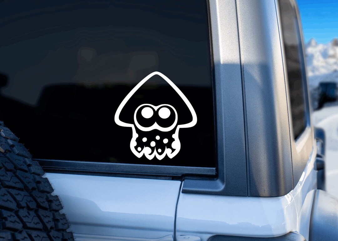 Splatoon Vinyl Decal, Inkling, Squid, Bumper Sticker - Etsy