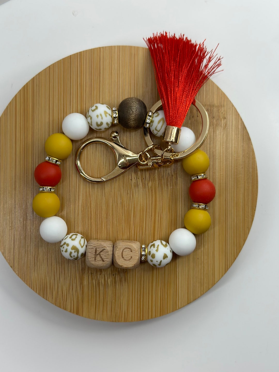 Kc/chiefs/kansas City/chiefs Nation Silicone Bead - Etsy