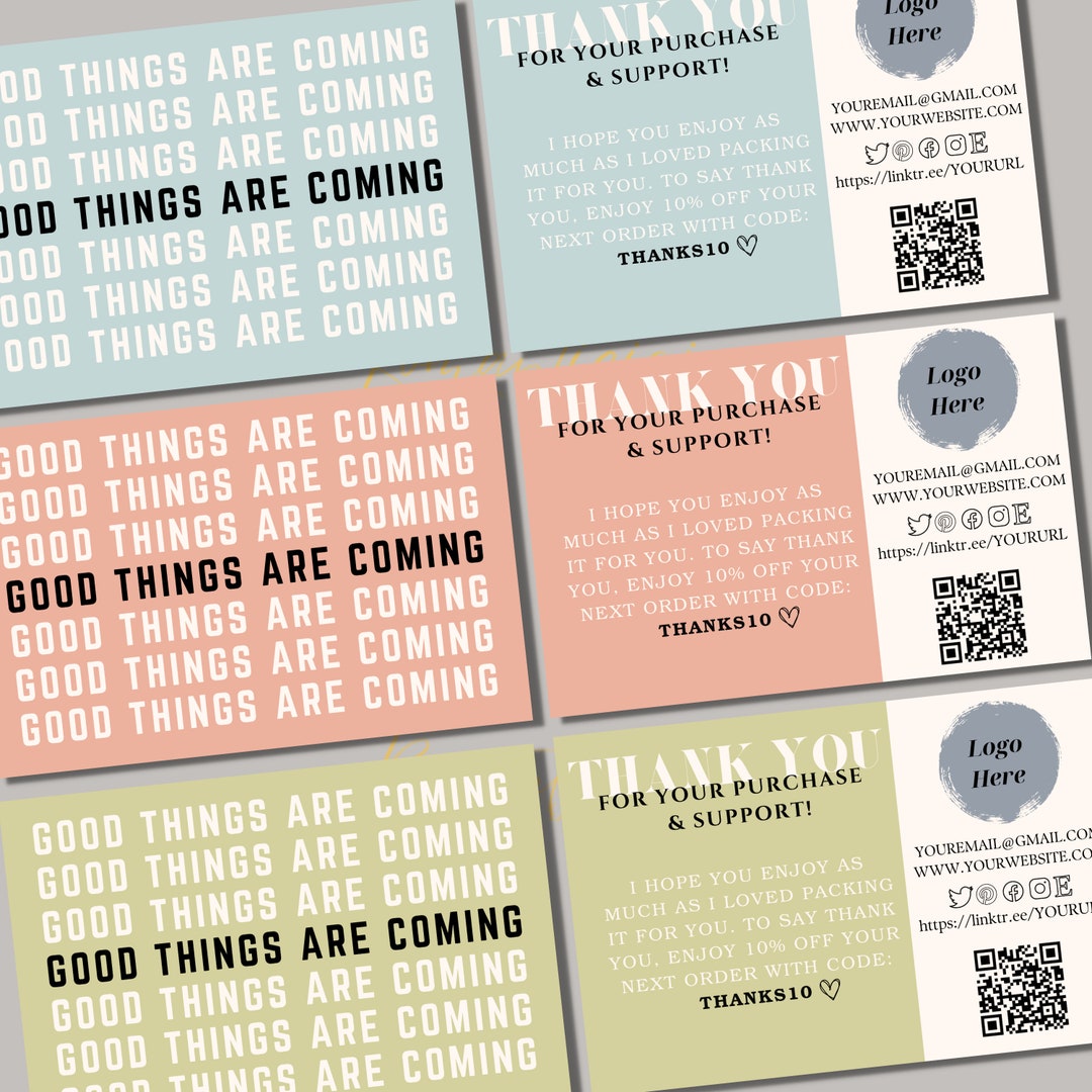 Customer Appreciation, Business Thank You Card, Printable Cards, DIY ...