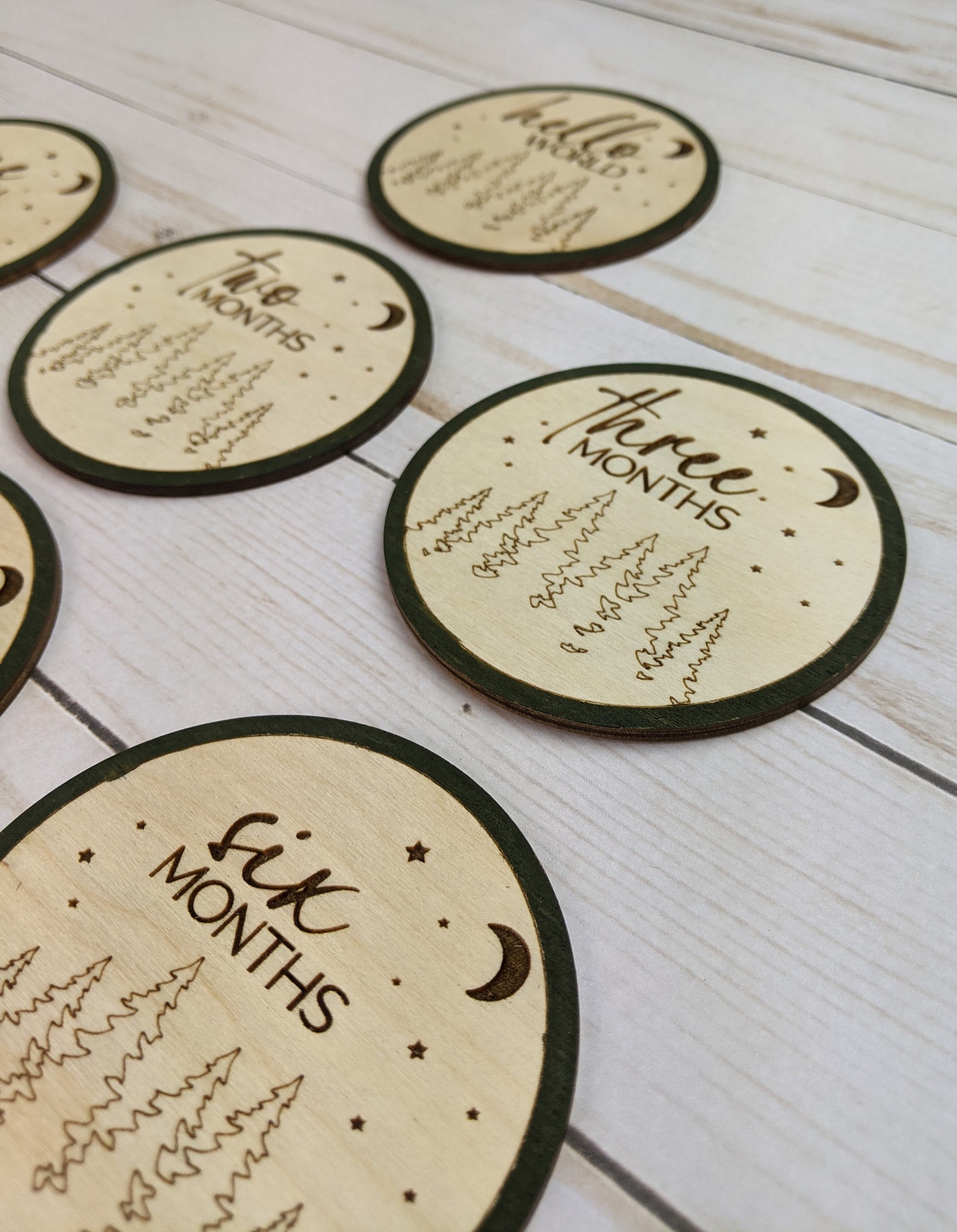 Nature Sky Birth Milestone Set - Etsy