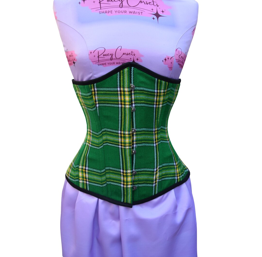 Irish Corset Tartan Corset Irish Tartan Corset Steel Boned Underbust ...
