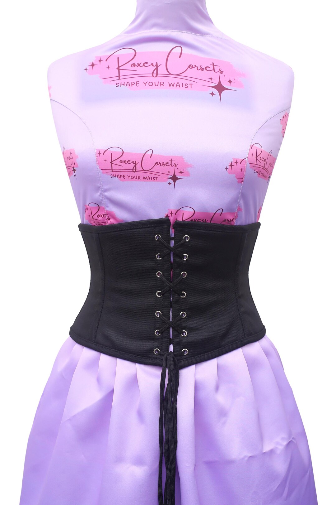 Tartan Corset Black Watch Corset Steel Boned Corset Underbust Corset ...
