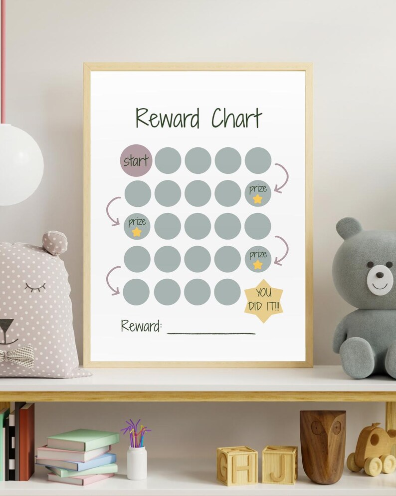 Printable Reward Chart Bundle: Homeschool, Potty Training (PDF) - Etsy
