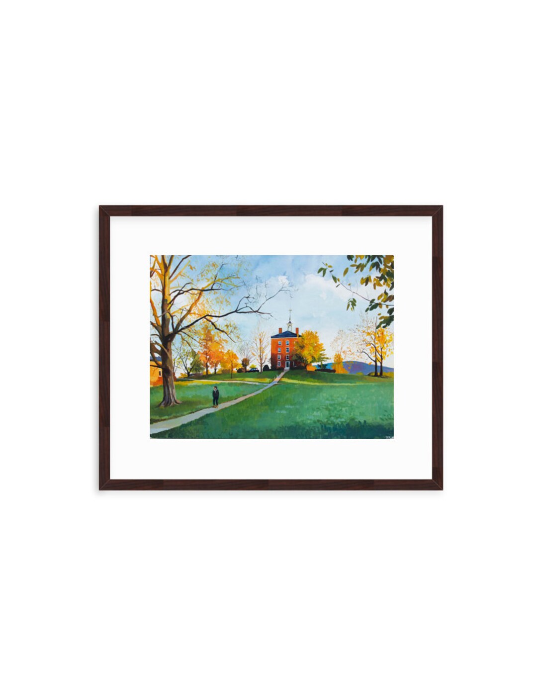 Signed Limited Edition Art Print: West College (various Sizes, New ...