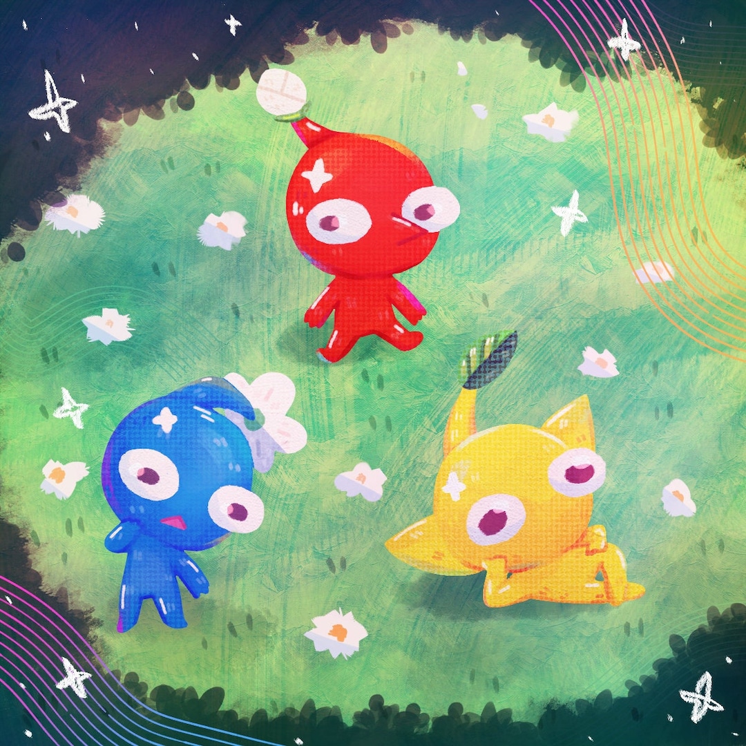 Pikmin Stickers - Etsy