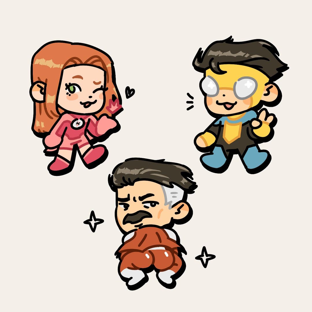 Invincible Stickers - Etsy