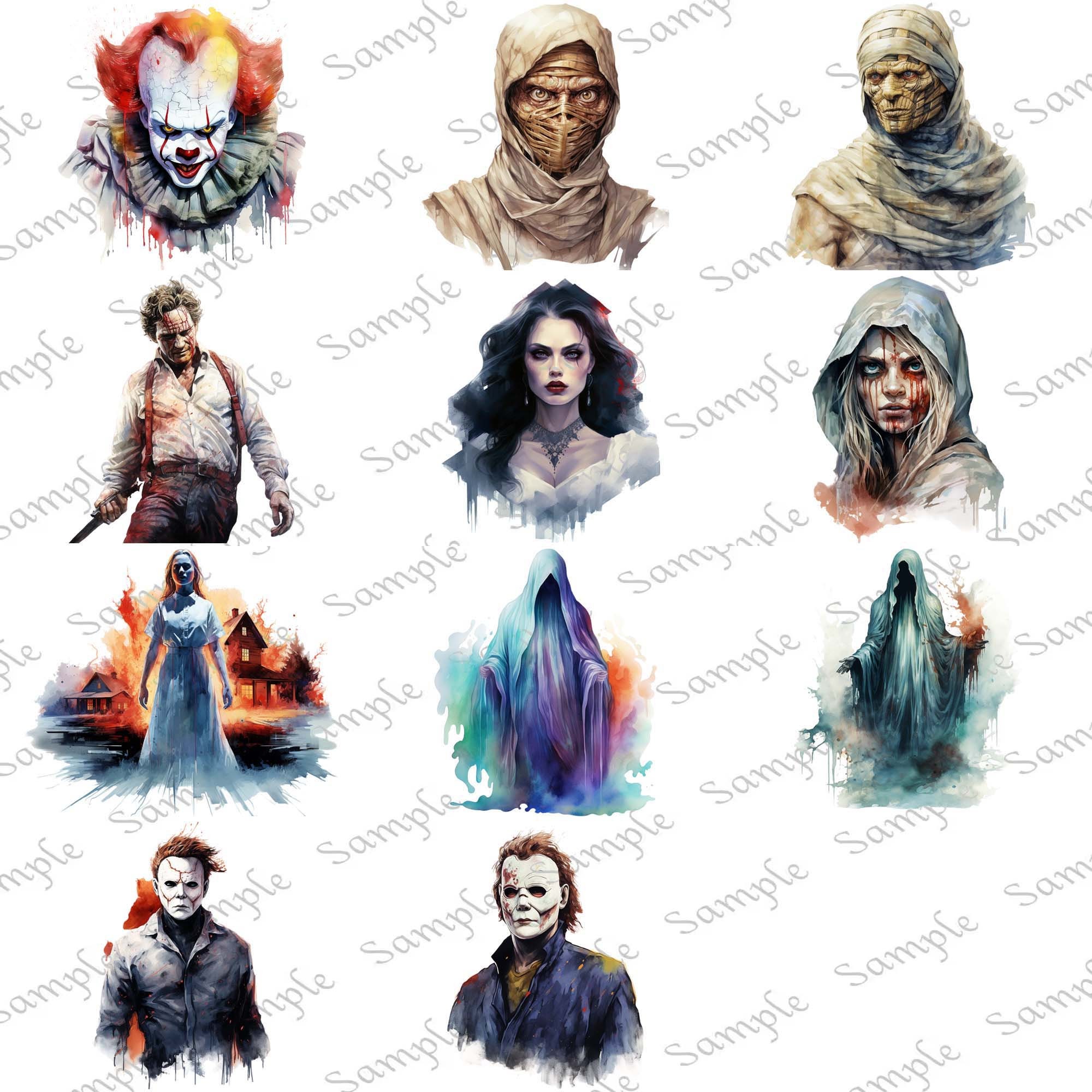 35 Horror Villain Clipart High Quality Transparent Pngs - Etsy Canada