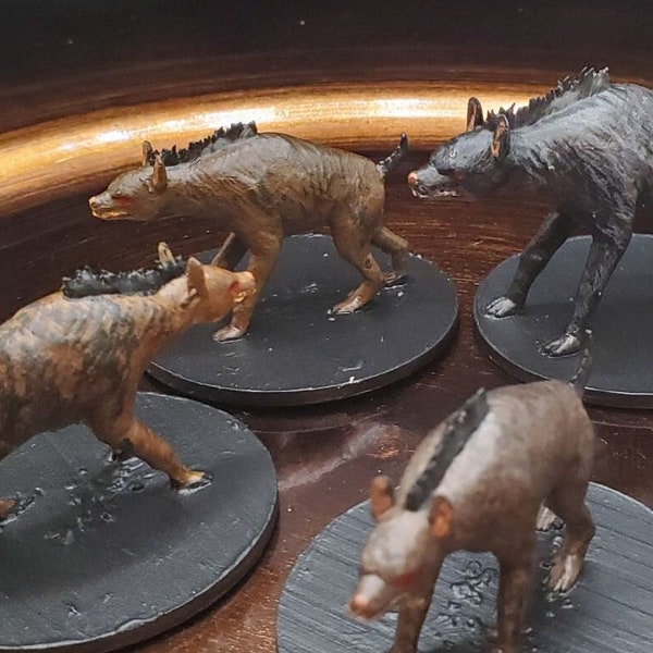 Hyena Figurine - Etsy