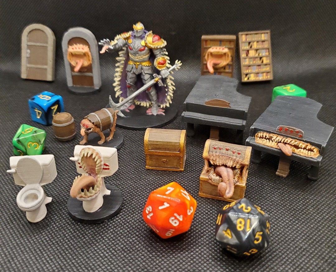 Mimics Set of 2 - 3D Resin Printed Minis - Etsy